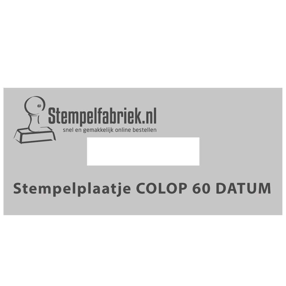 Tekstplaatje Colop Printer 60 D